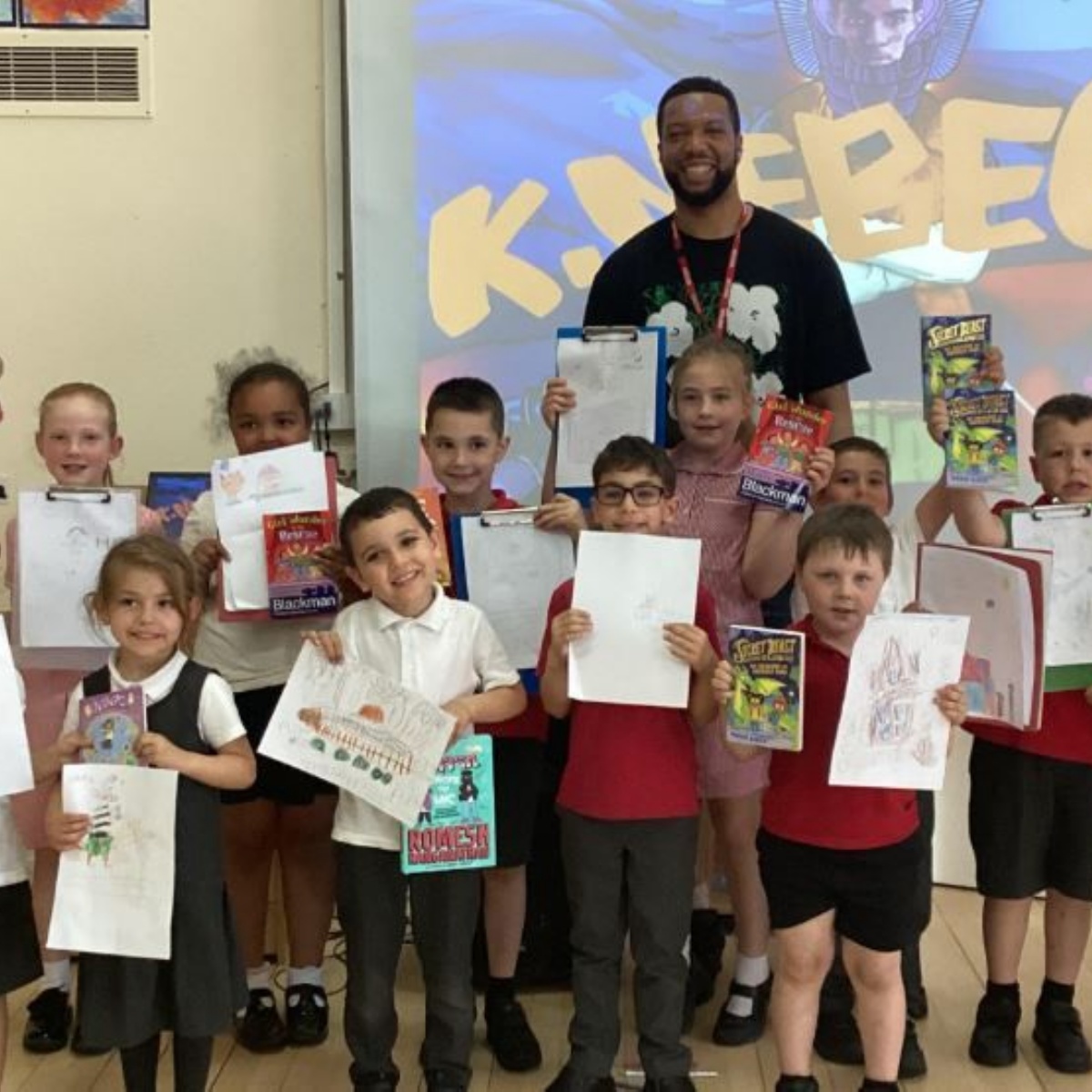 Braybrook Primary Academy - Kingsley Nebechi visits Braybrook